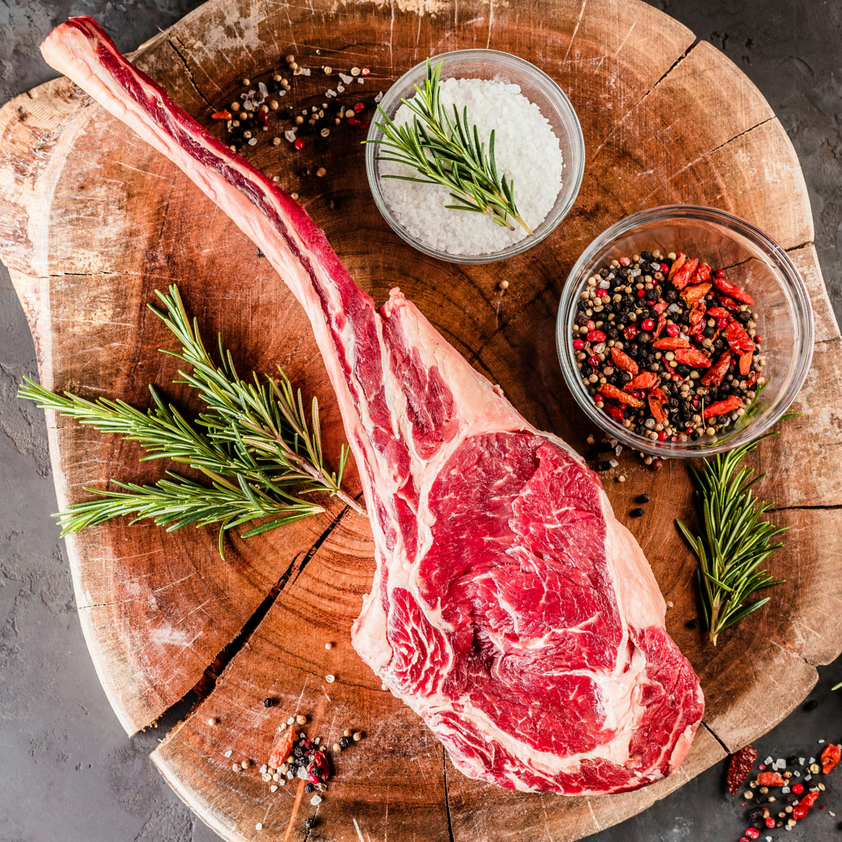 Bone-in Thick Tomahawk Steak - The Butcher Block Mauritius