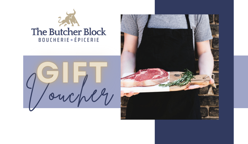 Gift Voucher for Meat Lovers - The Butcher Block Gift Cards